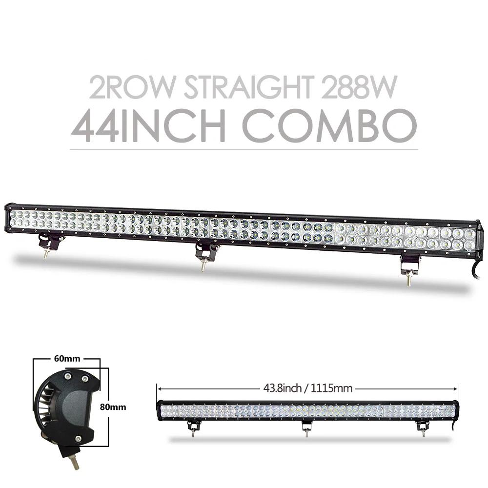 Straight Twin Row LED Light Bars - Light Bars Ireland